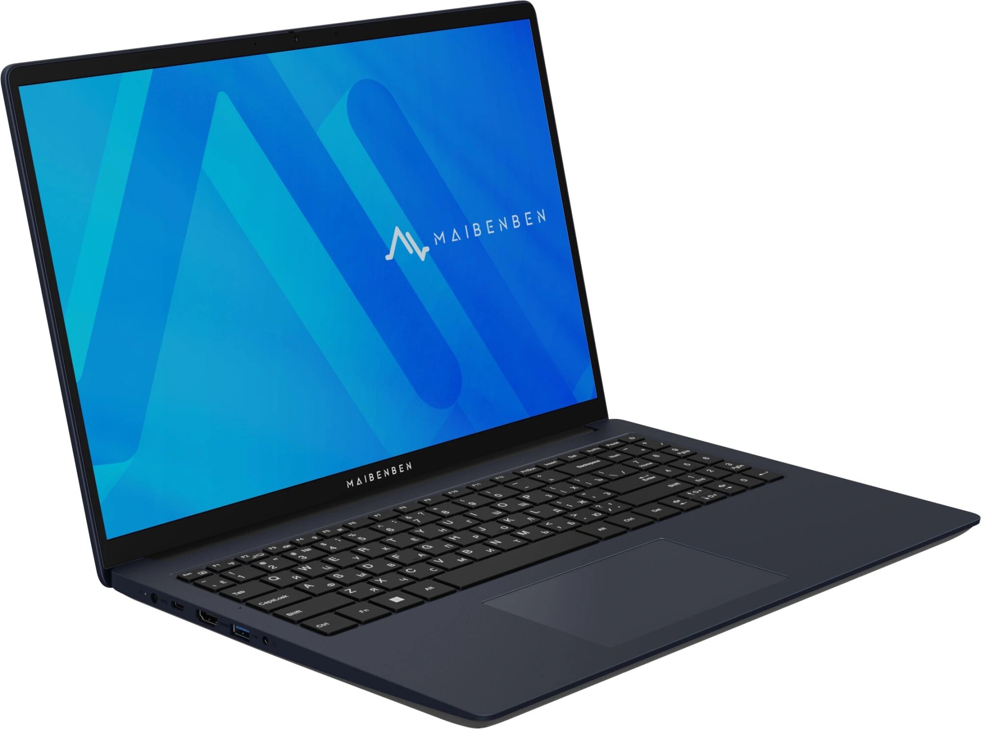 Ноутбук Ноутбук Maibenben M677 Ryzen 7 7730U 16Gb SSD1Tb AMD Radeon Graphics 16" IPS FHD+ (1920x1200) Windows 11 Home blue WiFi BT Cam 3896mAh (M6770G140HU4E10)