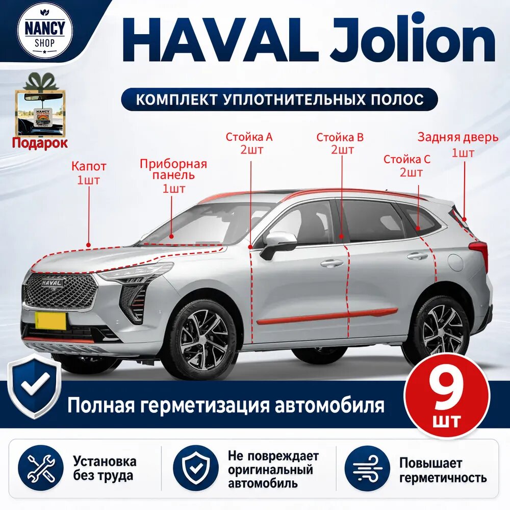 Уплотнитель автомобильный арт. HAVAL Jolion аксессуары Z