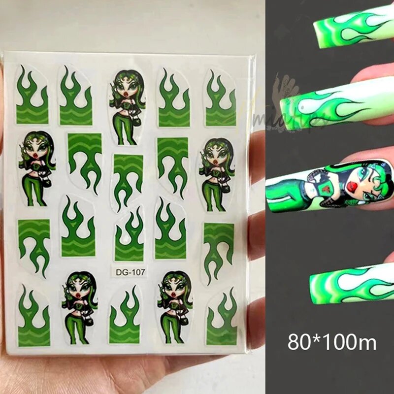 Наклейки на ногти аниме, Set22