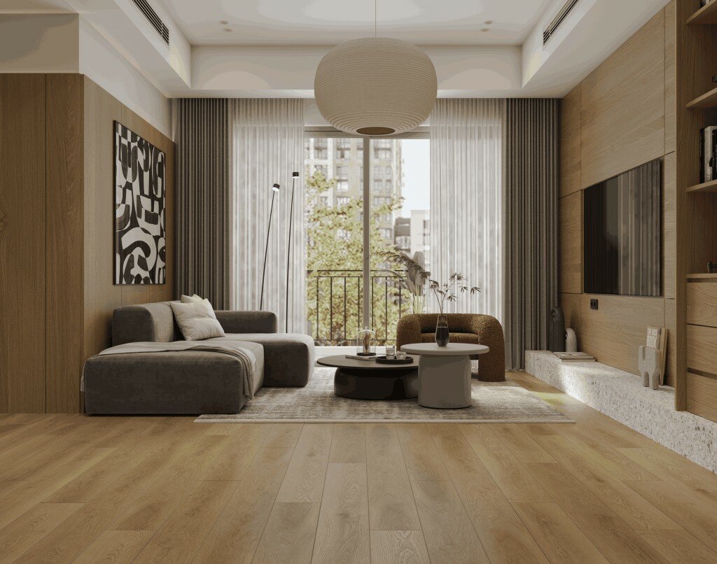 SPC-Ламинат Alpine Floor Дуб Льняной ABA ECO 7-36 MC 14494 (цена за упаковку 2.195 м2)