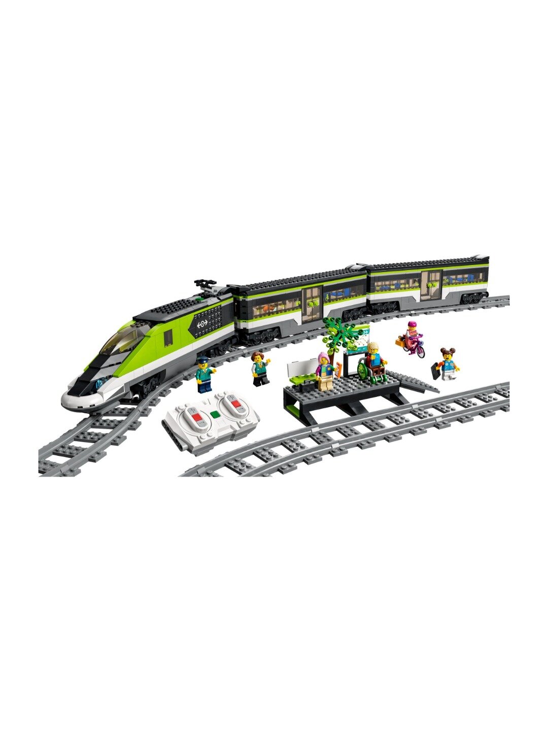 Конструктор LEGO City 60337 Скоростной пассажирский поезд, 764 деталей, 7+