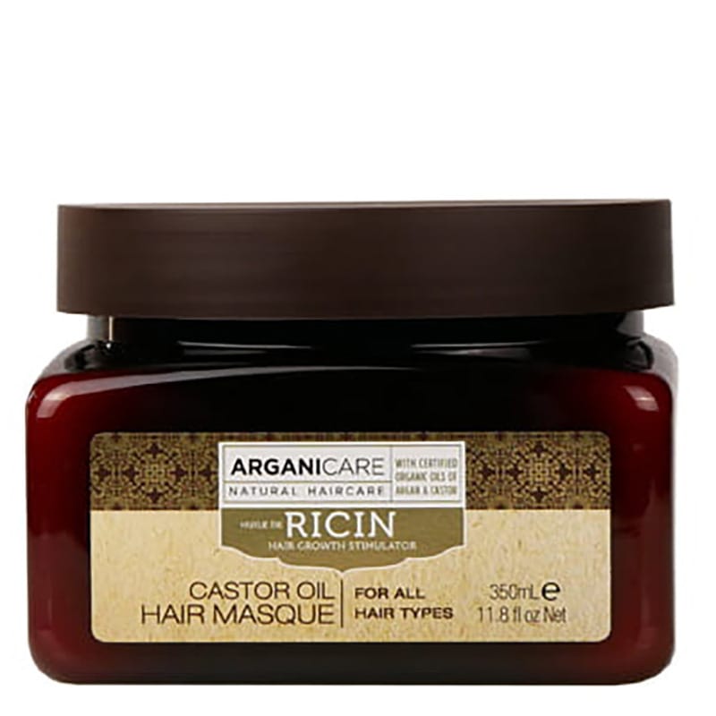 Маска для волос Arganicare Castor Oil Hair Masque Маска, стимулирующая рост волос 350 мл