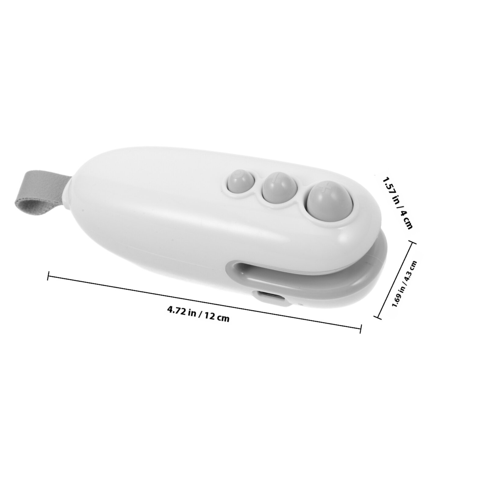 Мини Закаточный Аппарат Для Пакетов С Магнитным Держателем Белый 12.00X4.30X4.00Cm
