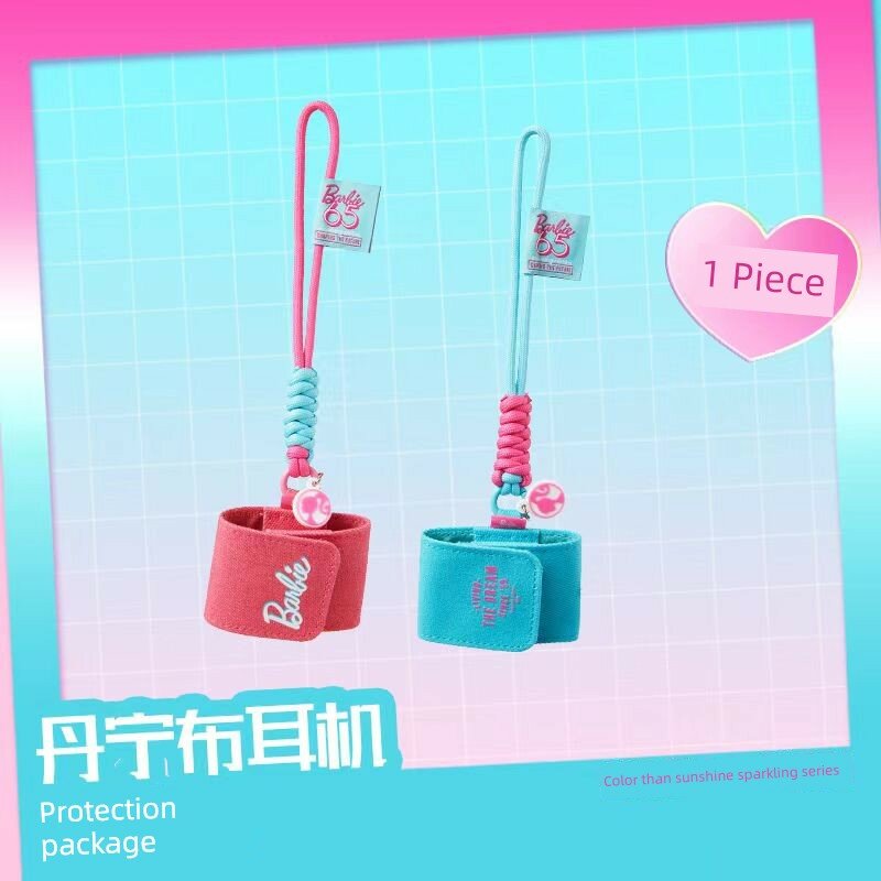 Двухслойный пластиковый стакан MINISO серии Barbie Sunlight Sparkle с двойной трубочкой, стакан для двух напитков в