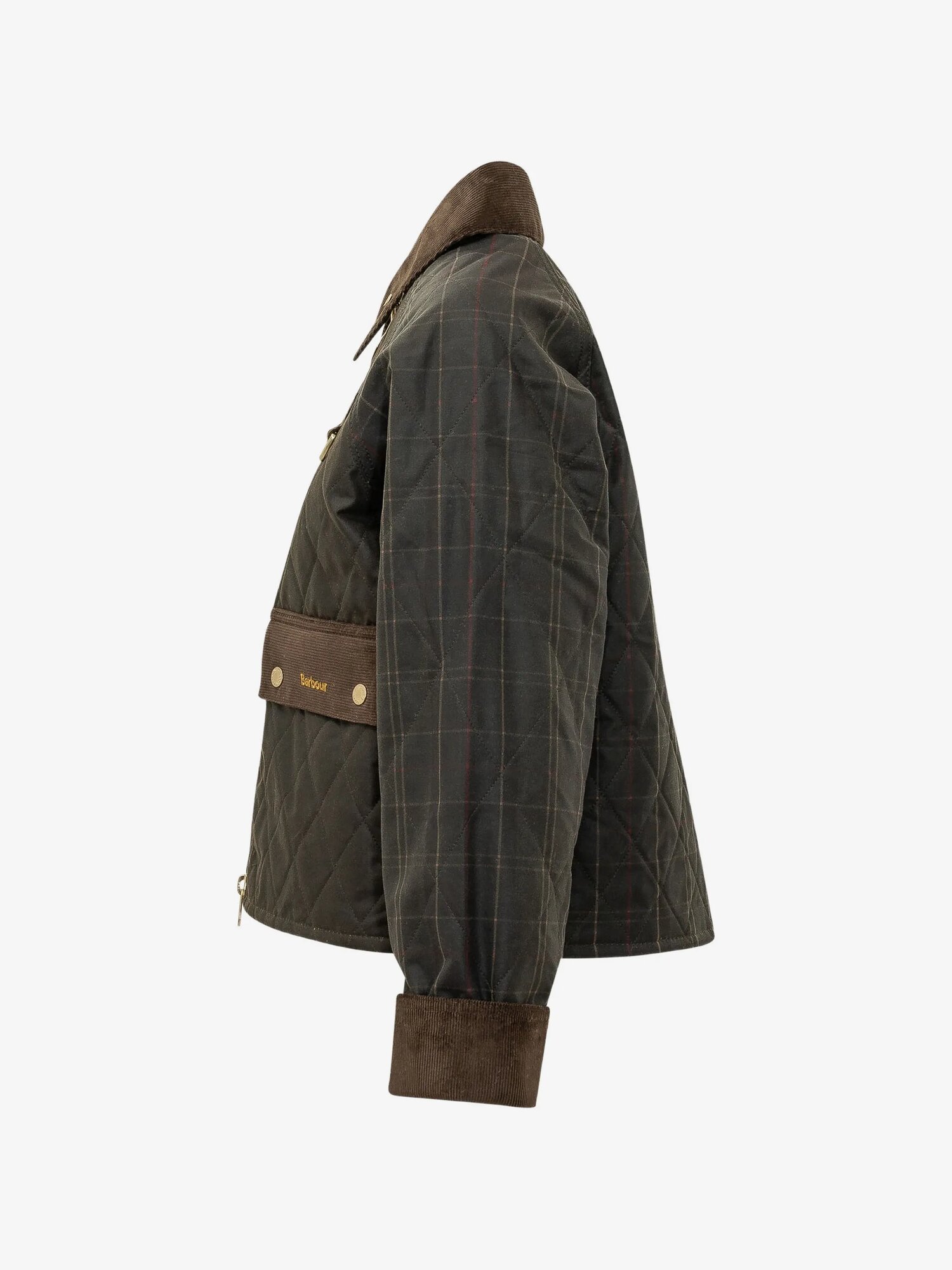 Куртка Barbour Diamond-quilted jacket, размер 10, зеленый — фото 1