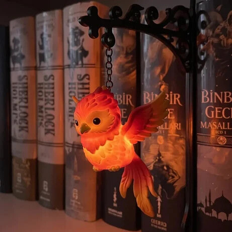 Новая трансграничная модель: волшебный подвесной светильник для книжной полки в виде совы.
