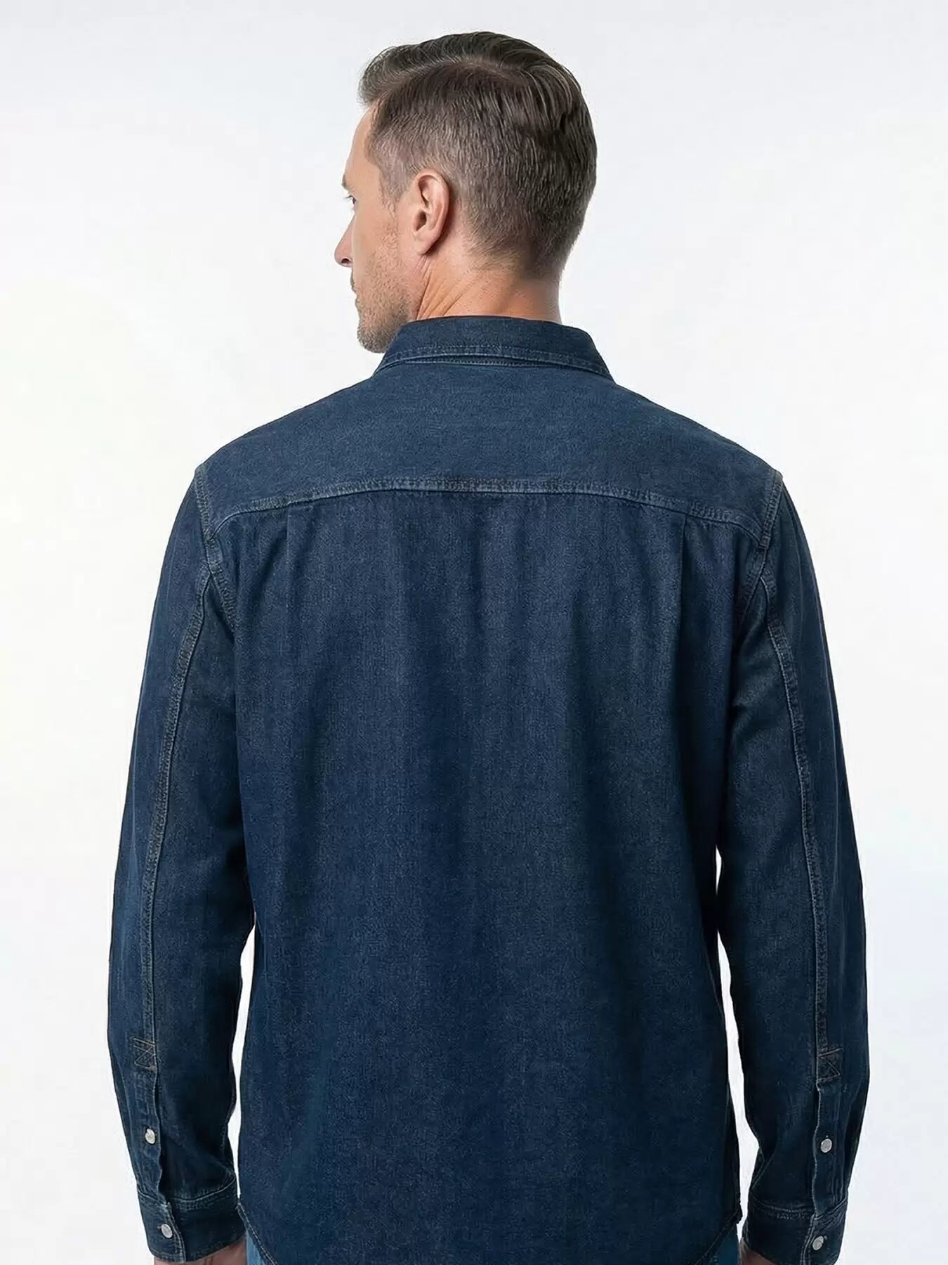 Рубашка Calvin Klein Jeans, размер S, cиний — фото 1