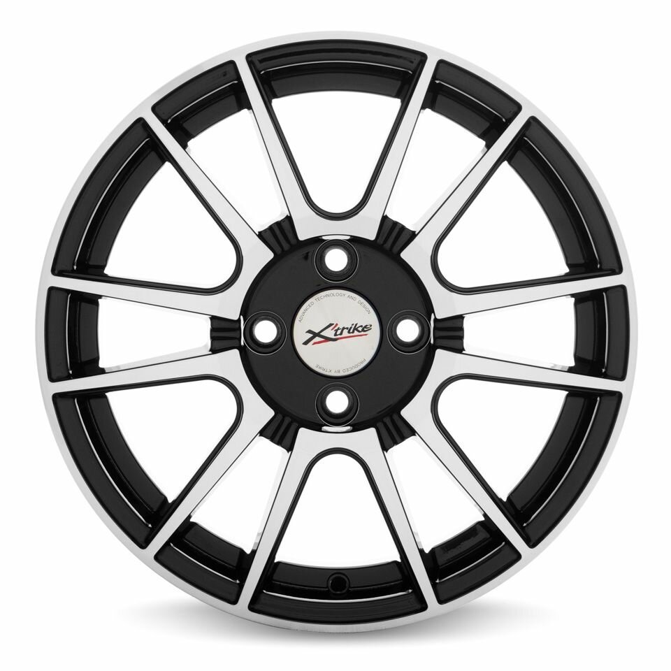 Диск литой X'trike X-127 6,0\R15 4*100 ET45 d67,1 BK [14904BX] Fb max 540 kg легкосплавный