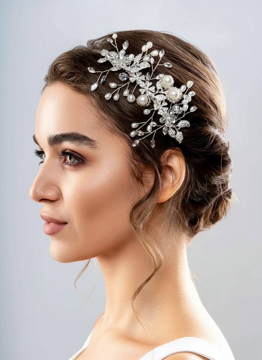 Ободок для волос на голову LUMINA JEWELS