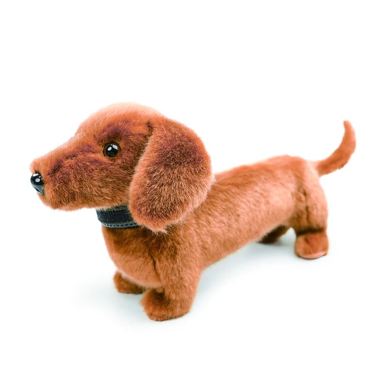 Плюшевая игрушка-такса Biscuit Puppy Light Brown 35cm