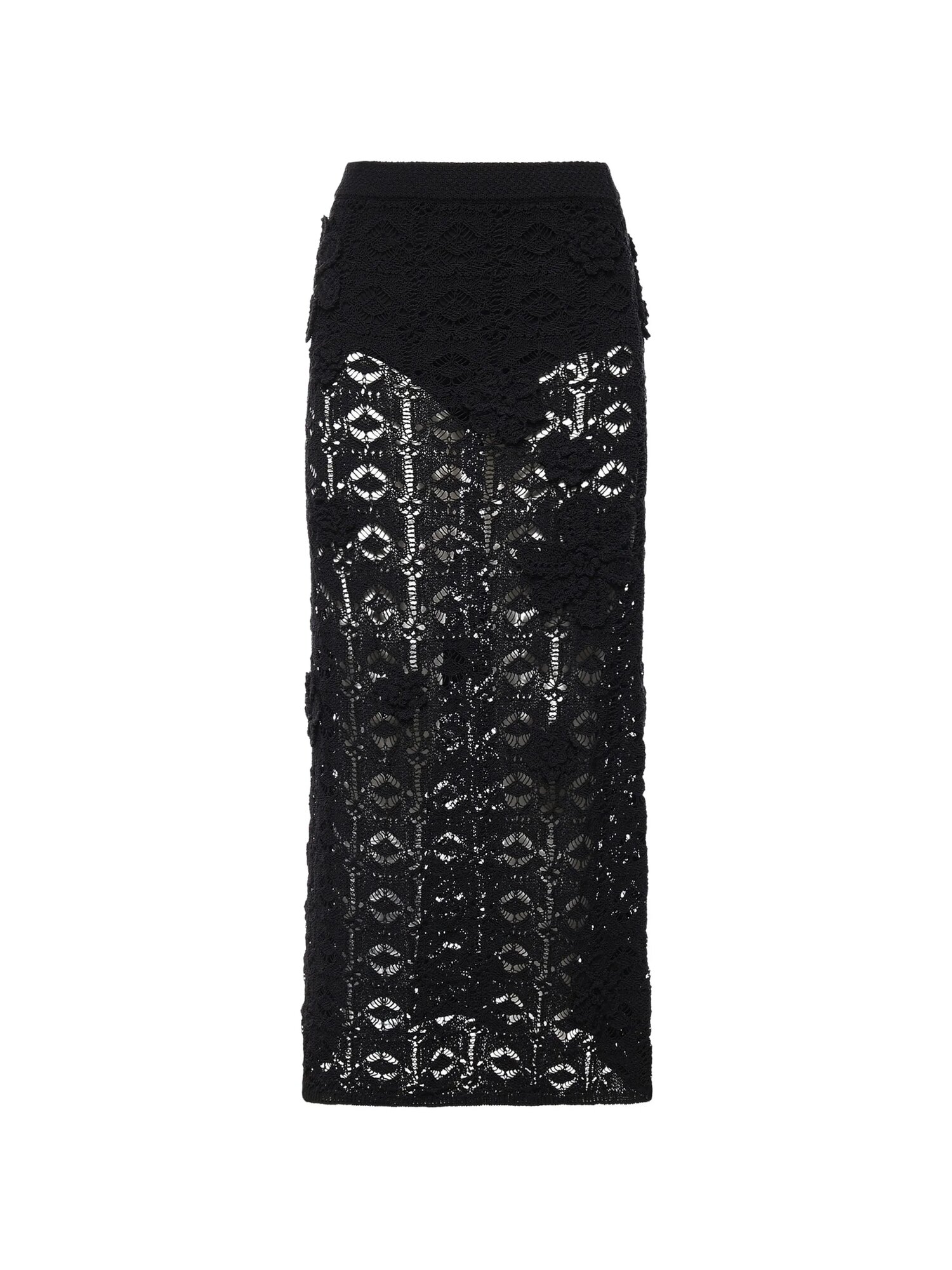 Юбка Crochet-effect maxi skirt