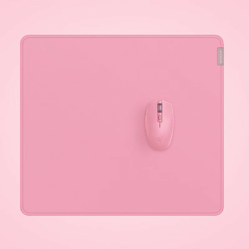 Коврик для мыши Razer Lingjia Chong игровой розовый кристалл нескользящий большой размер Материал：L Розовый