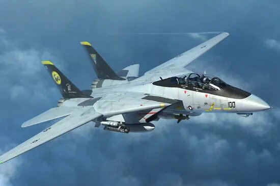 Trumpeter 03919 1:144 Американский истребитель F-14D "Томкэт" Сборная модель самолета
