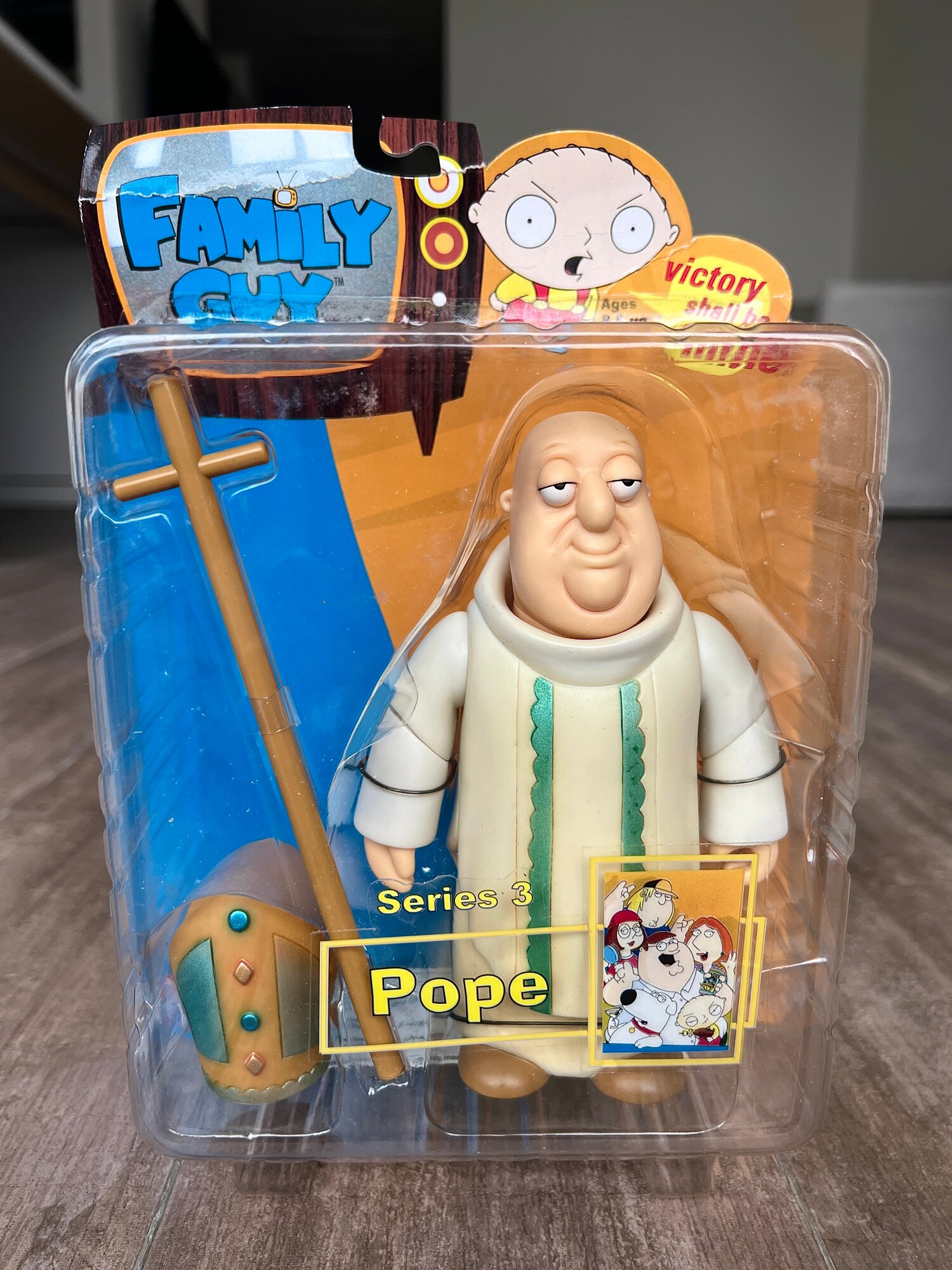Фигурка Гриффины Family Guy Pope Mezco Toyz Series 3 Папа Римский