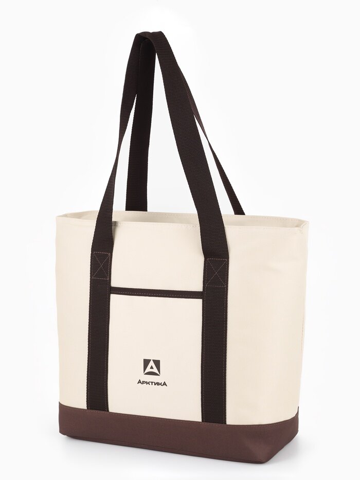 Термосумка - шоппер «Арктика», 17.5 л, 43×15×36.5 см, бежевая