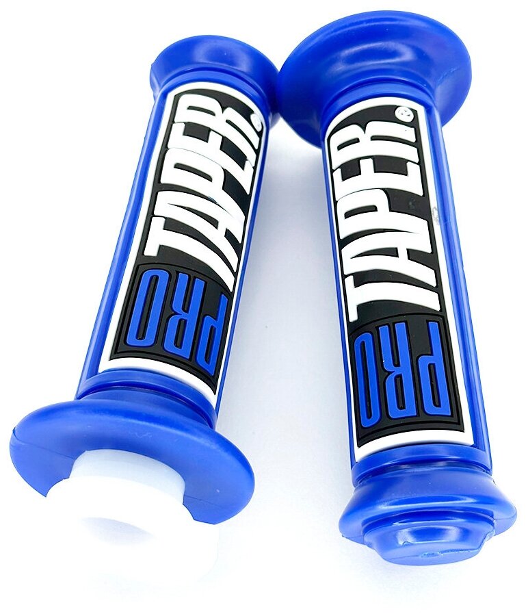 Ручки руля для мотоцикла и скутера (грипсы) PROTAPER 2 XG-27 со вставкой красные.