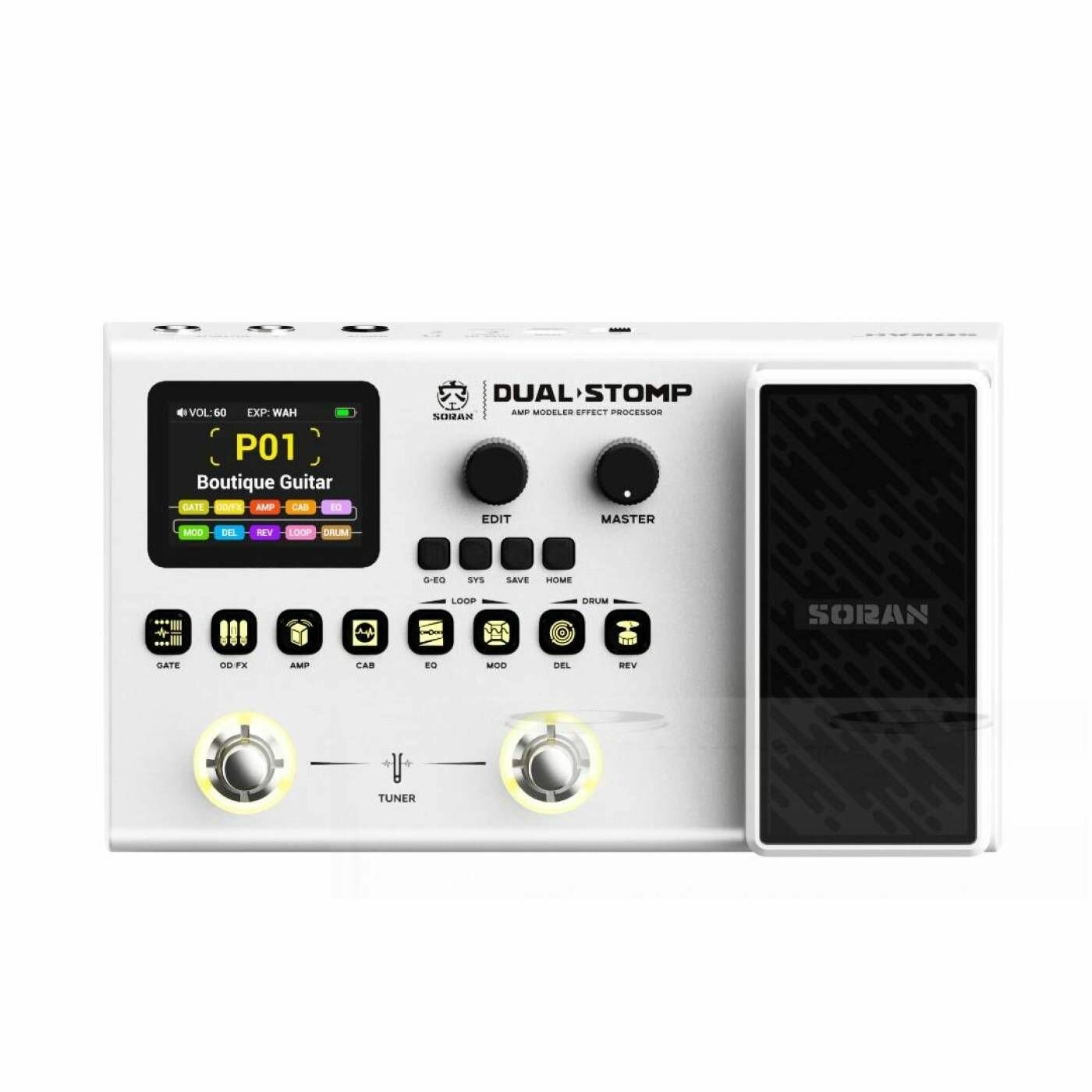 Гитарный процессор SORAN JME-01 Dual Stomp Multi-Effects Processor — фото 1