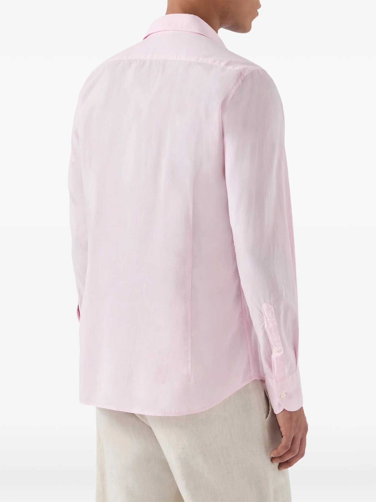 Рубашка MC2 Saint Barth Buttoned shirt, размер M, розовый — фото 1