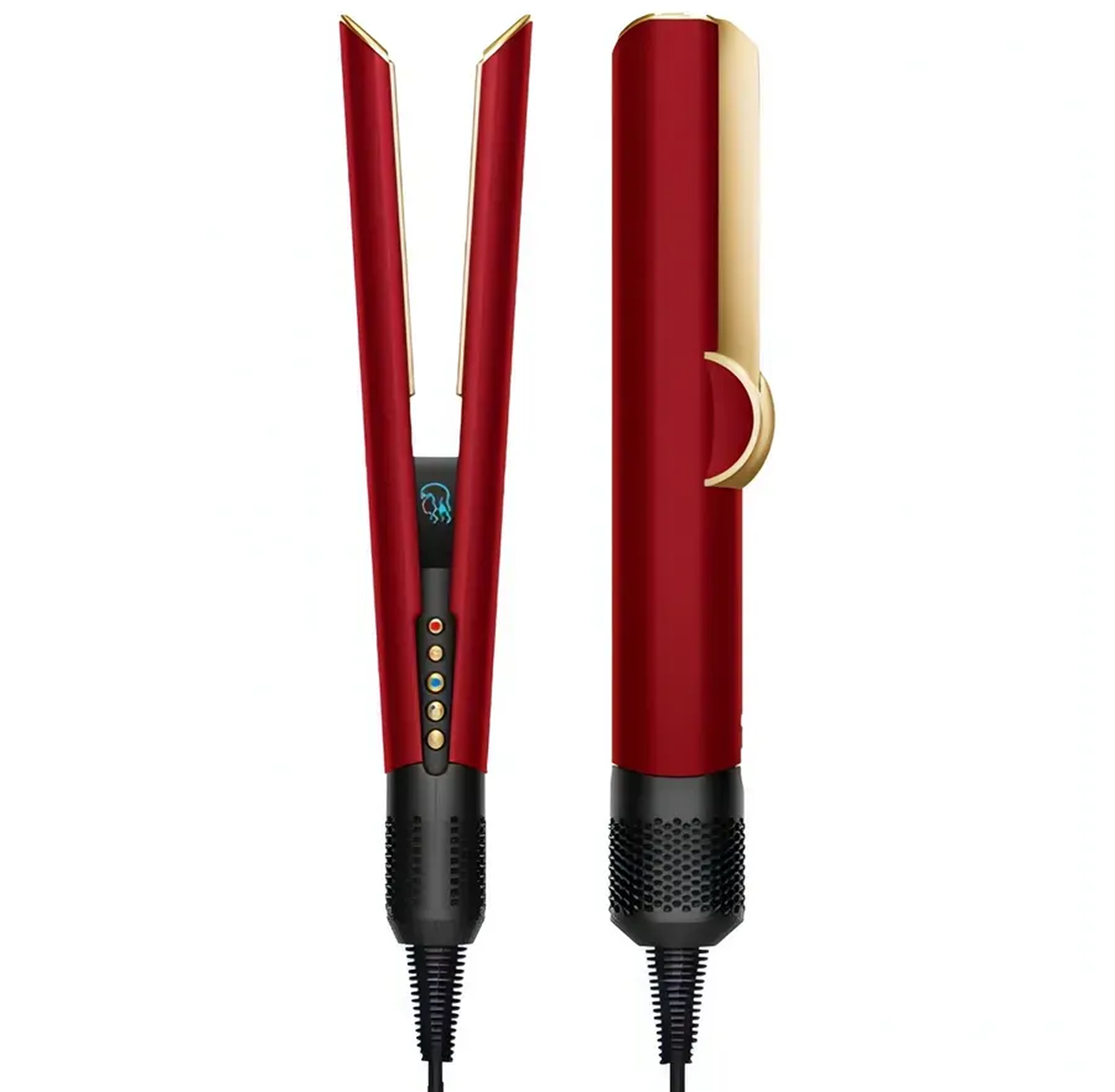 Выпрямитель волос Dyson HT01 Red Velvet/Gold, керамическое покрытие, 1600 Вт, 3 режима, кейс