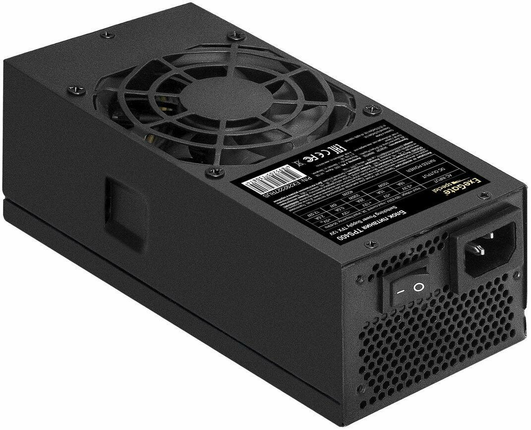 Блок питания TFX 400Вт Exegate TPS400 (20+4pin) PPFC 80mm fan 3xSATA [EX292227RUS]