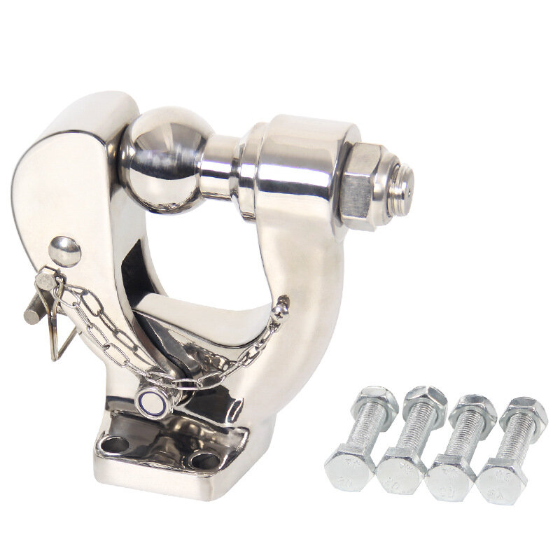 Крюк для автомобильного прицепа, модифицированный крюк для внедорожного прицепа, сцепное устройство для прицепа, прочный крюк, буксировочное устройство, аксессуары для яхт и автодомов, квадратное сцепное устройство.