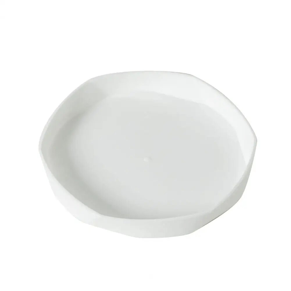Блюдце для горшков белое White L