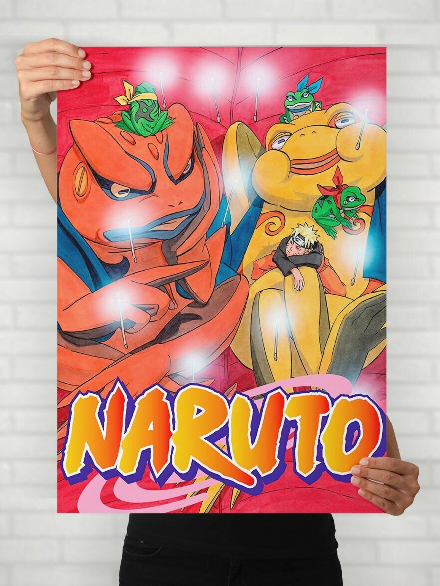 Плакат на стену для интерьера Наруто Ураганные Хроники (Naruto 64) - Постер по аниме и японской анимации формата A2 (42x61 см)
