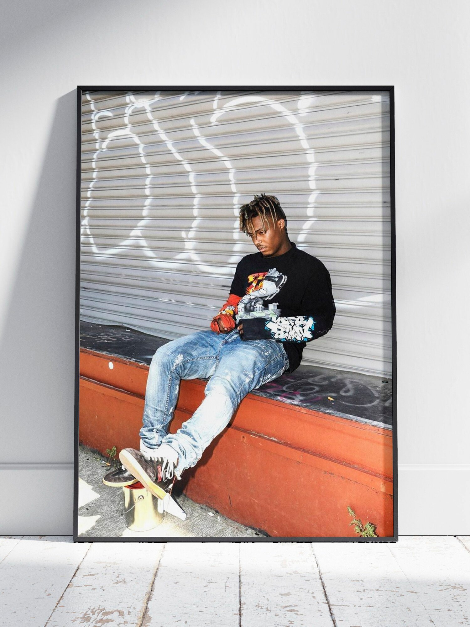 Плакат на стену для интерьера Джус Ворлд (Juice WRLD 28) - Постер по музыке и артисту формата A4 (21x30 см)