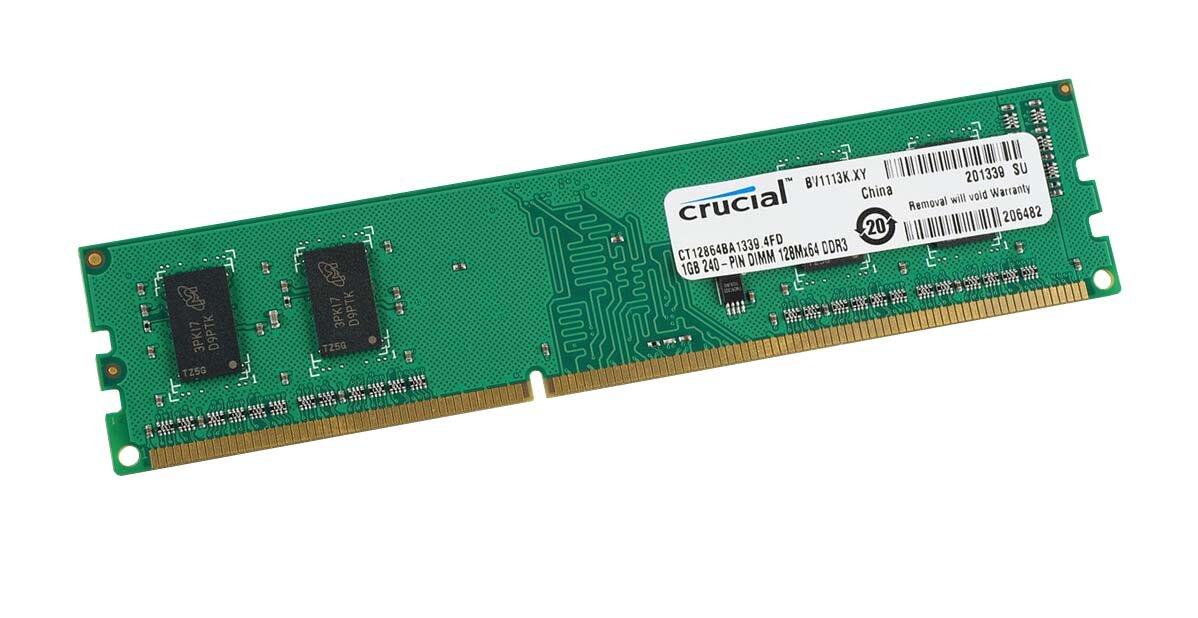 Оперативная память Crucial CT12864BA1339. M4FKD DDRIII 1Gb
