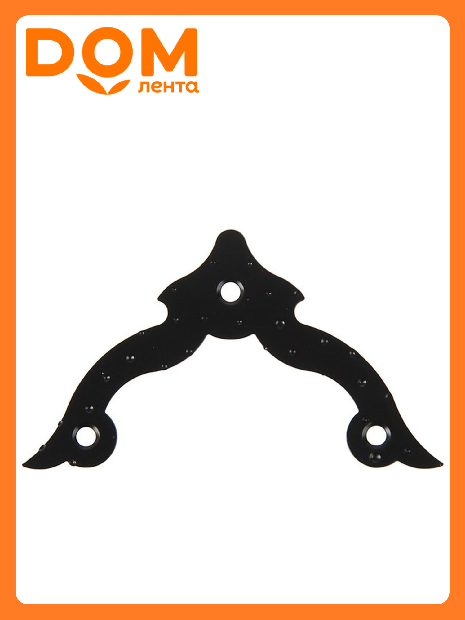 Мебельный уголок монтажный Tech-KREP FRU-70 сталь черный 70x70x2 мм