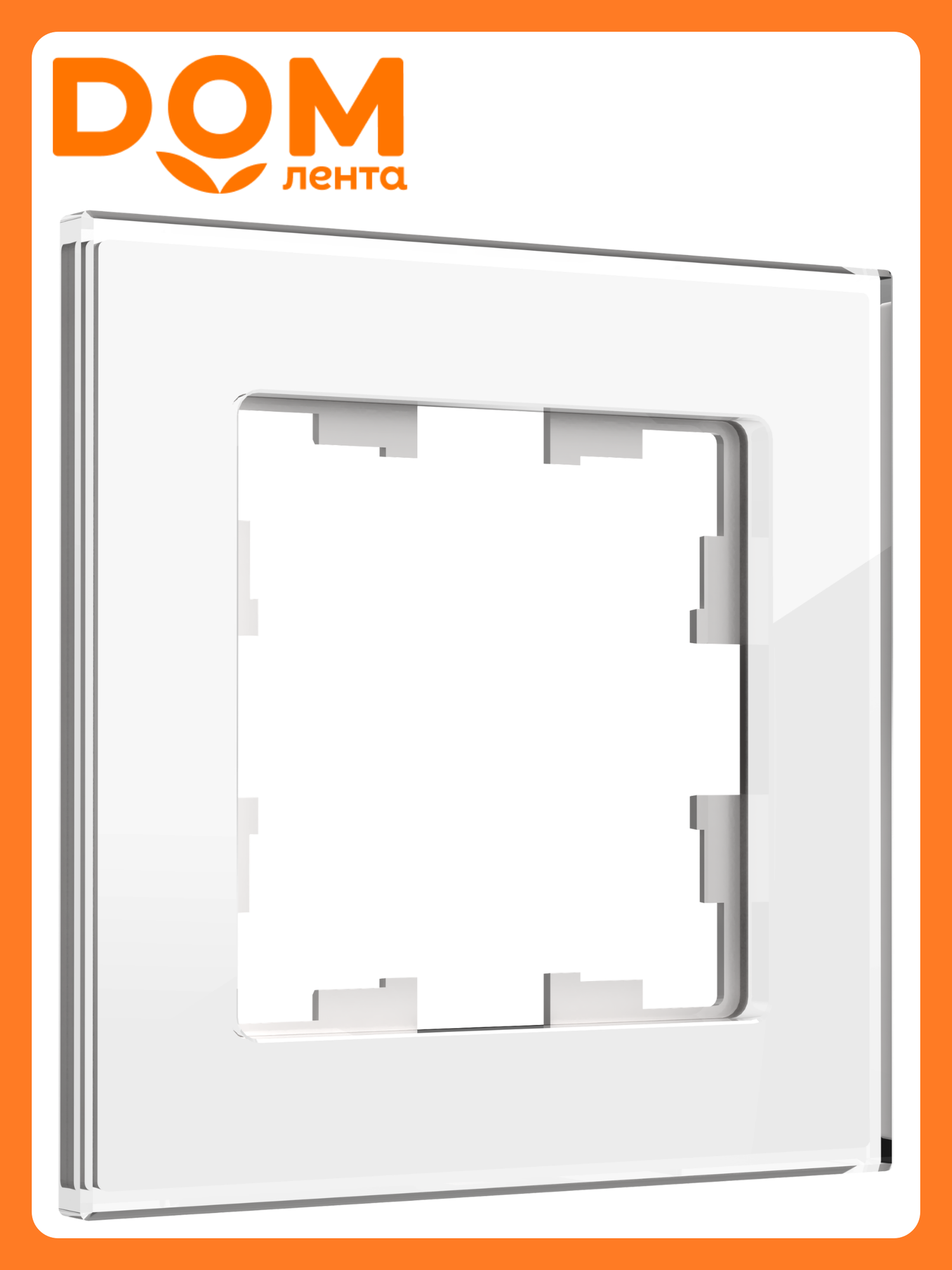 Рамка 1 пост IEK BRITE BR-M12-G-K01 белый