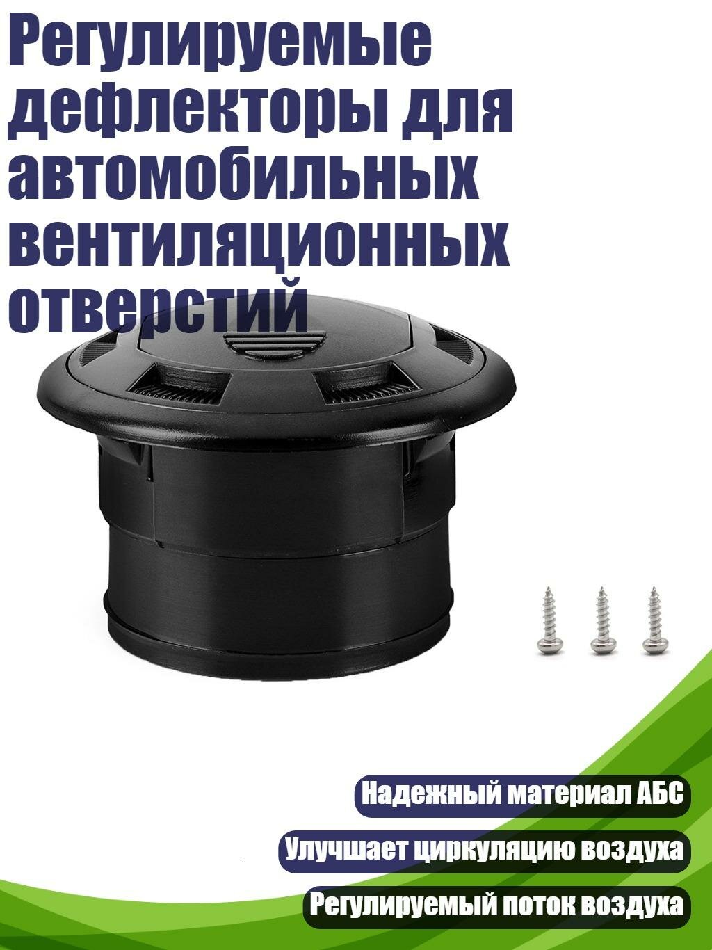 Регулируемые дефлекторы для автомобильных вентиляционных отверстий, ВГЛ