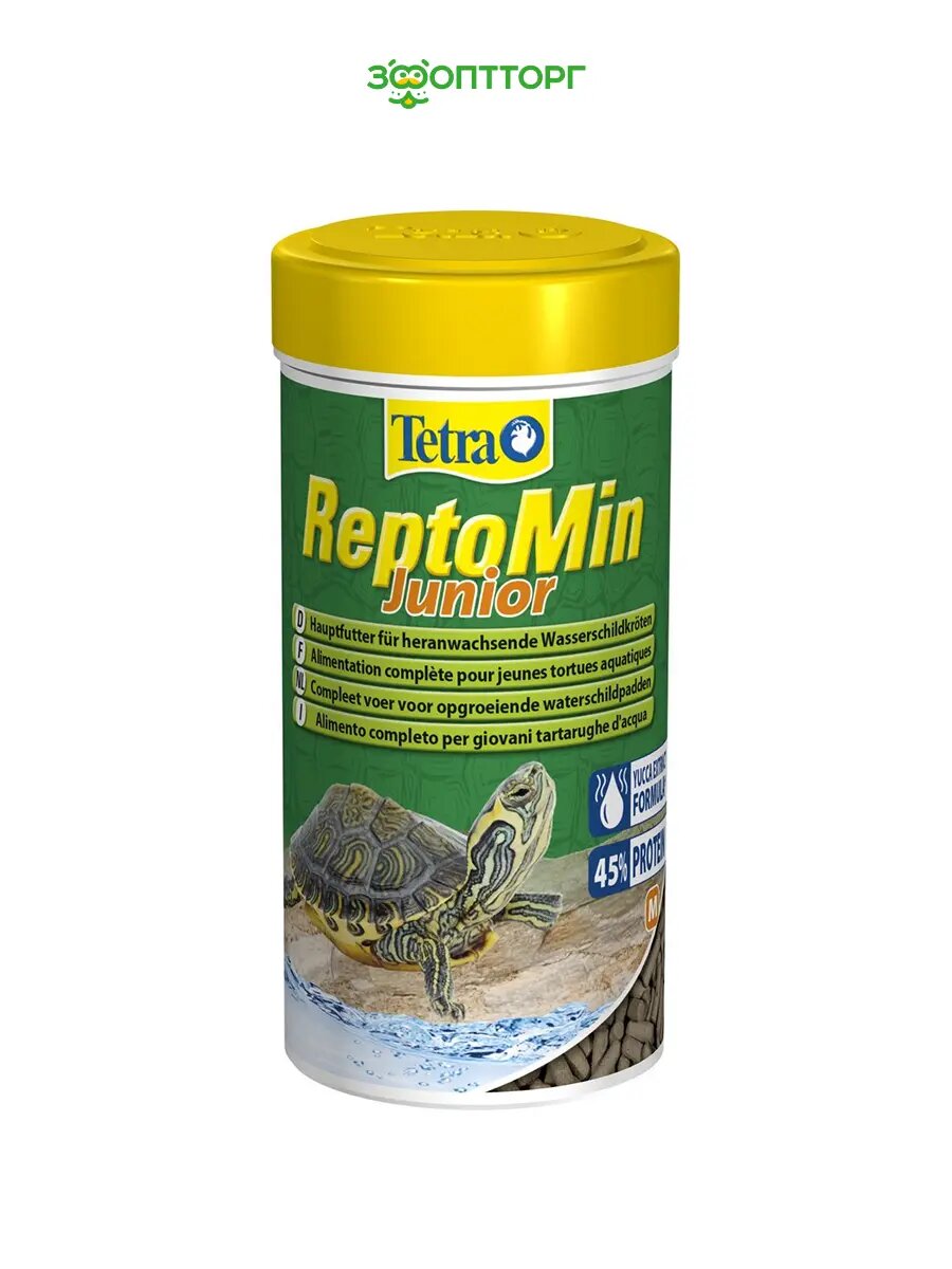 Tetra ReptoMin Junior корм для молодых водных черепах 250 мл.
