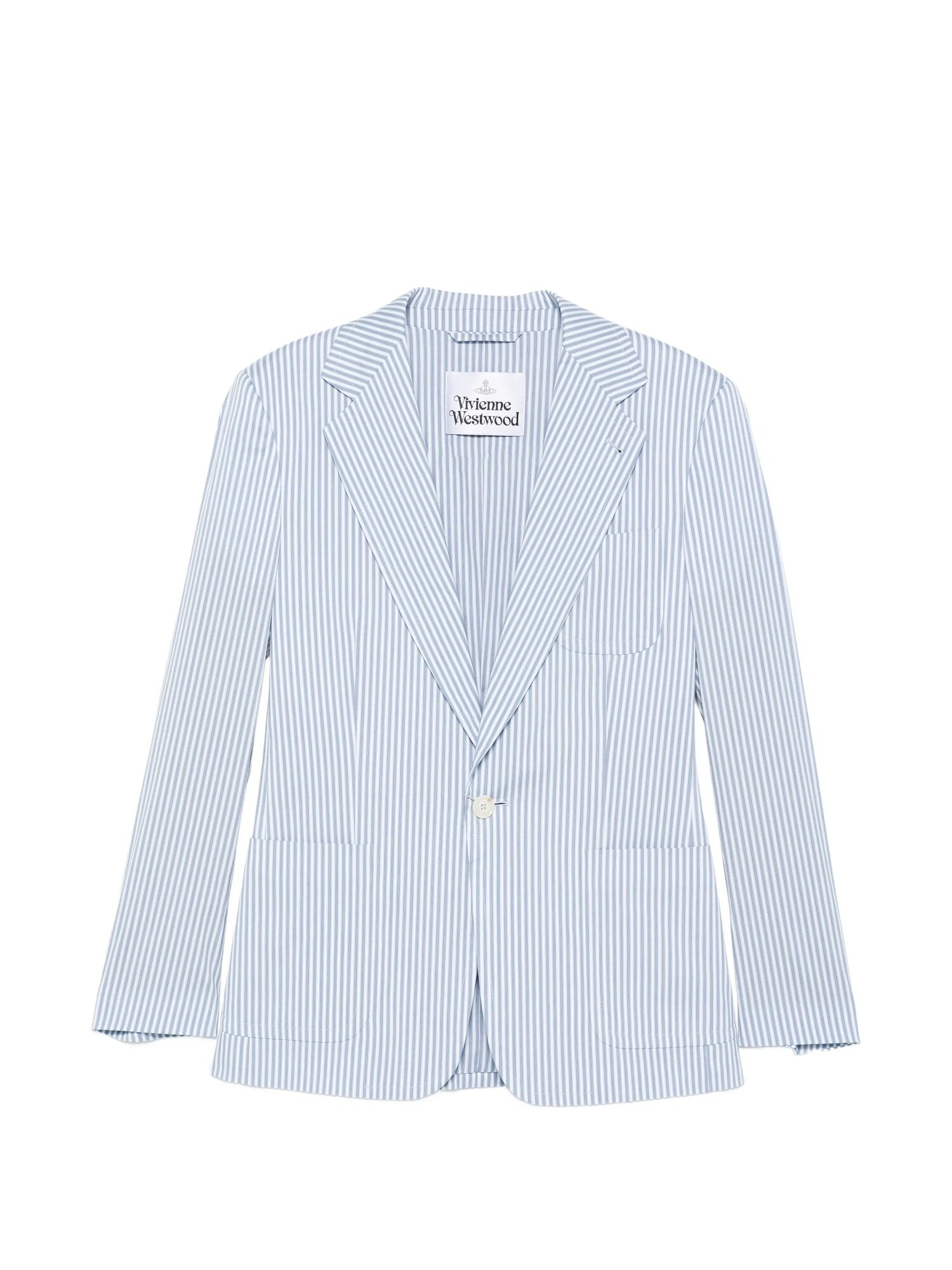 Пиджак Striped single-breasted blazer