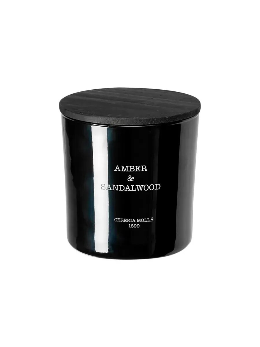 Cereria Molla 1899 Свеча Amber Sandalwood 600g