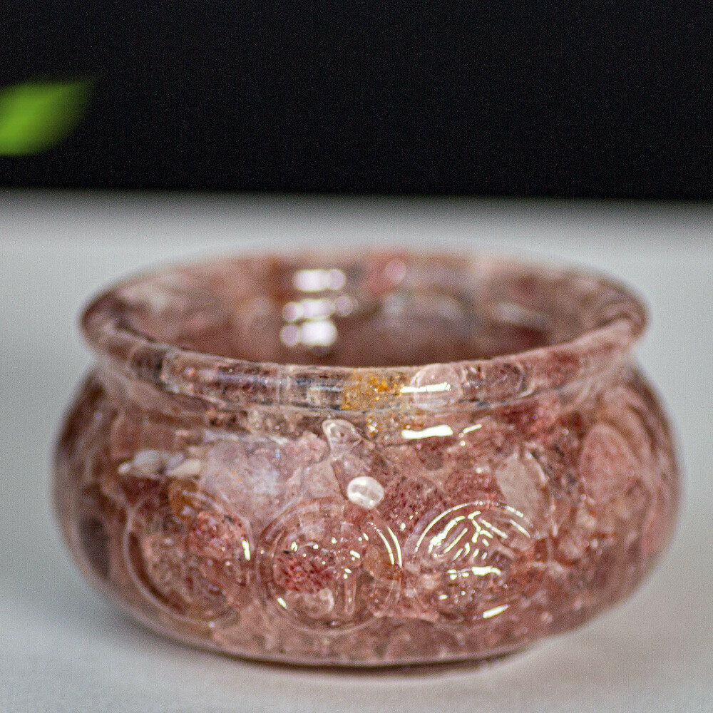 Стеклянная тарелка для украшения из смолы с ручной работы ювелирные изделия для подарка и домашнего интерьера стиль н