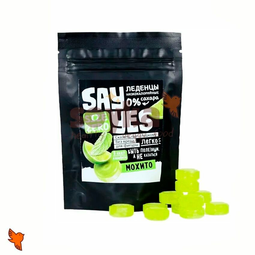 Карамель леденцовая на изомальте со вкусом Мохито Say Yes, 48г