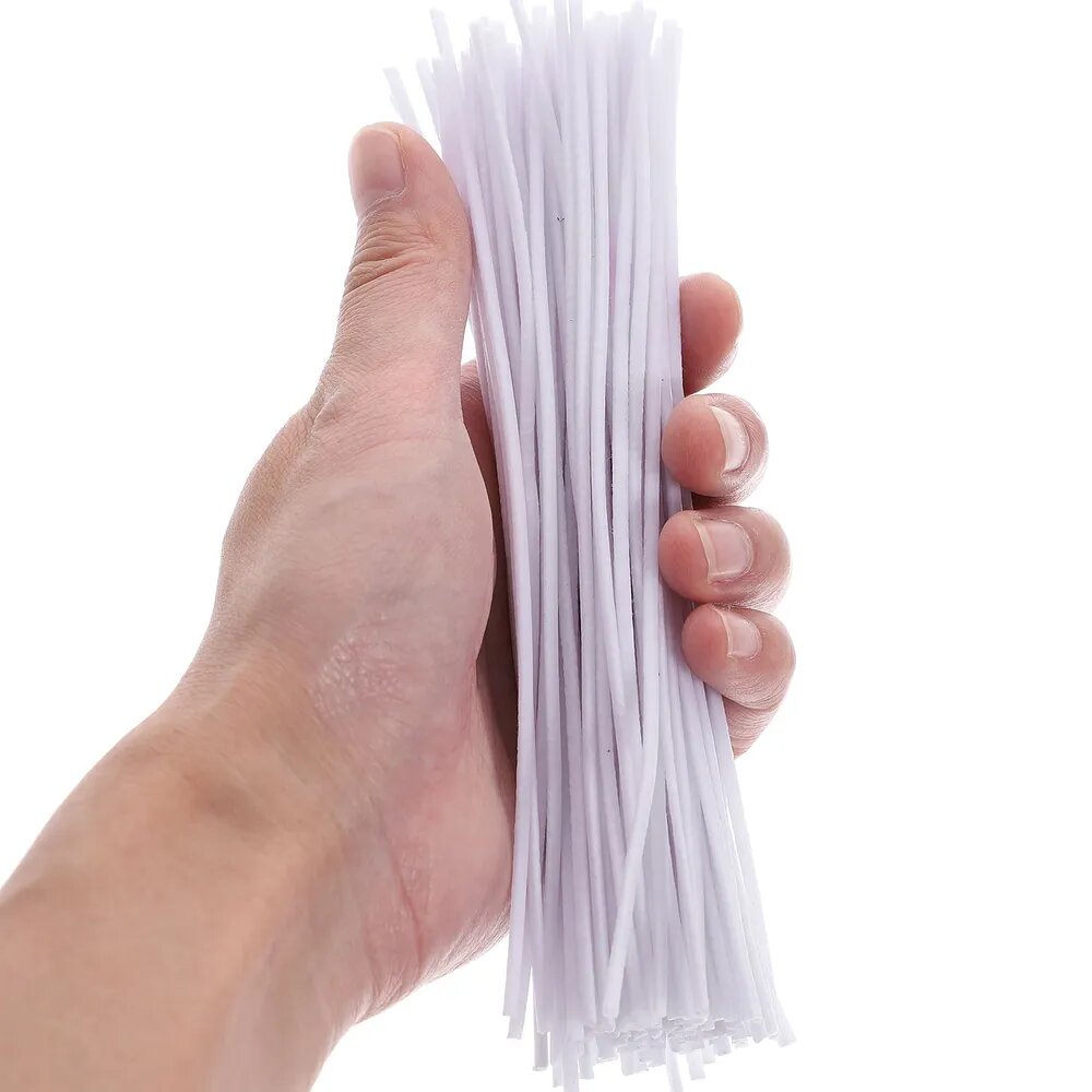 Хлопковые Wick для Свечей, 100 Штук, Для Самоделок и Замены Wick