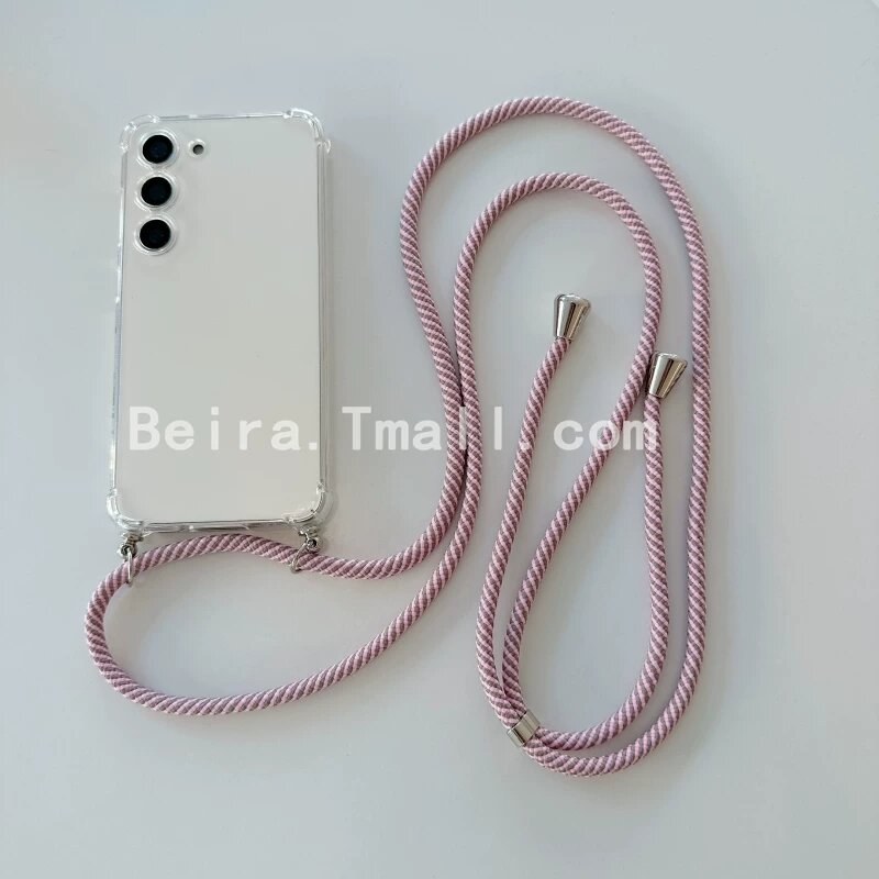 Чехол-брелок F52 для телефона, подходит для Samsung A53 5G, с ремешком на шею, защитный чехол для A33, прозрачный чехол