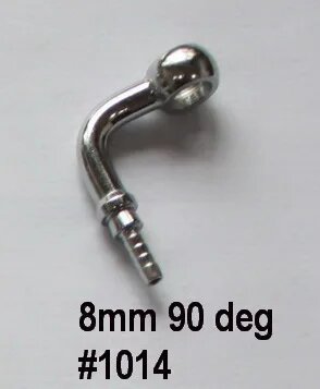 Фитинг банджо 8 мм 90 deg #1014