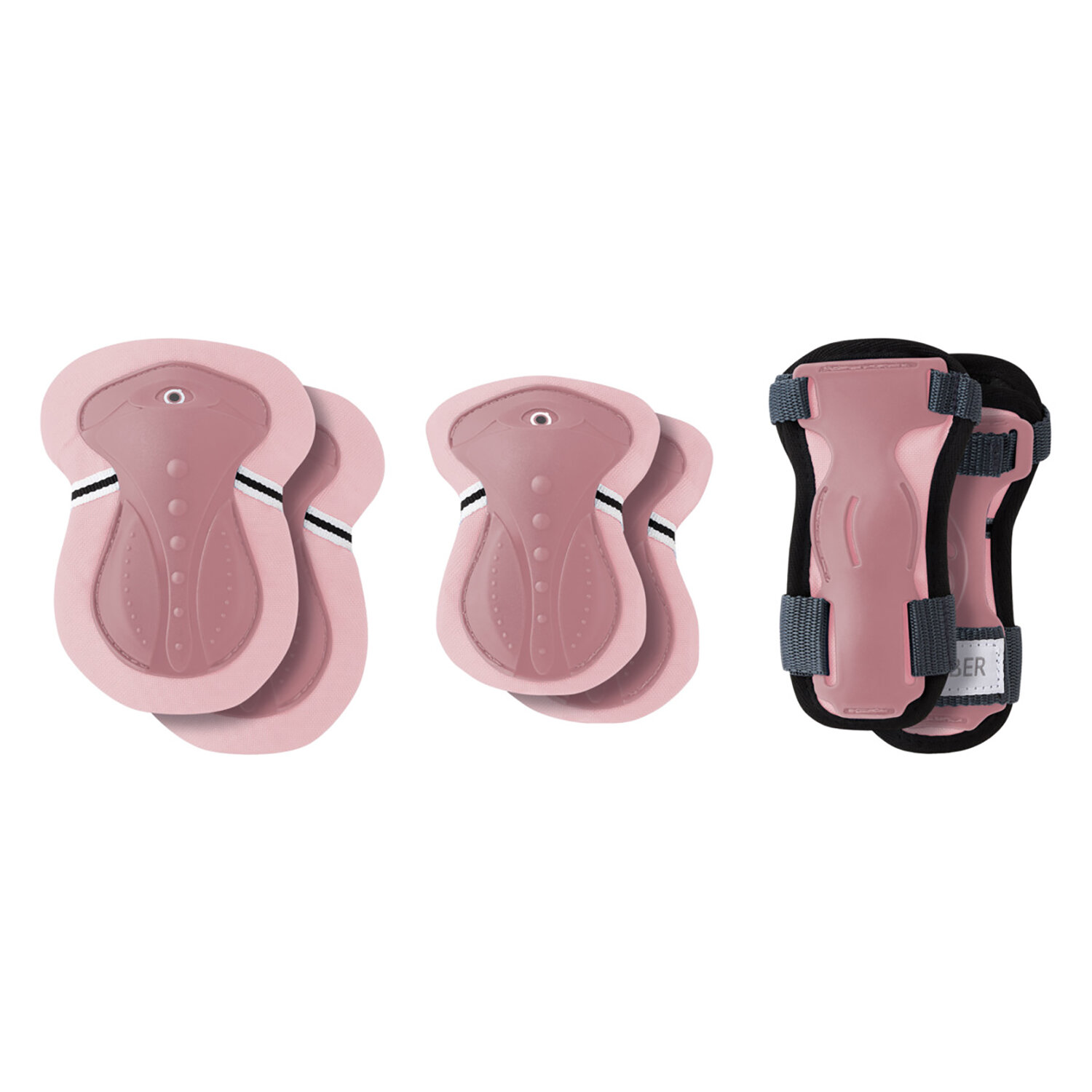 Защита для роликов (3 элемента) Globber Junior Protective Пастельно-Розовый (US: XS)