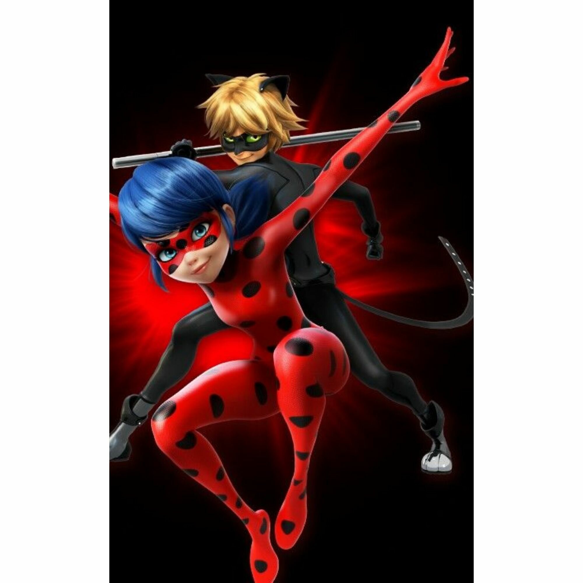 Алмазная Картина "Леди Баг И Супер-Кот" 30х40 См Алмазная Вышивка / Картина Стразами Подарков