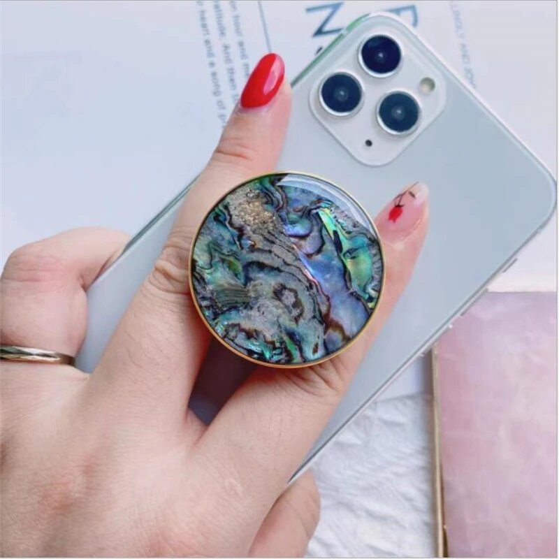 Держатель для телефона Сапфир, INS Round Seashells Gold Chrome