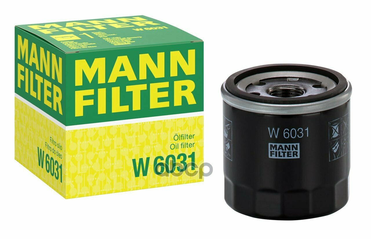 Фильтр масляный MANN-FILTER арт. W6031