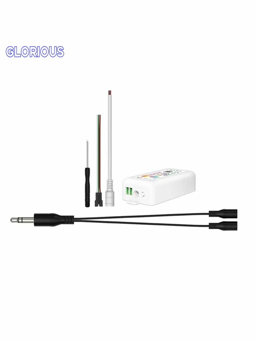Красочный-X7 Wi-Fi Music Controller App Smart 5-24V Светодиодный Контроллер SPI WS2812B WS2811 SK6812 Pixel Stress Light