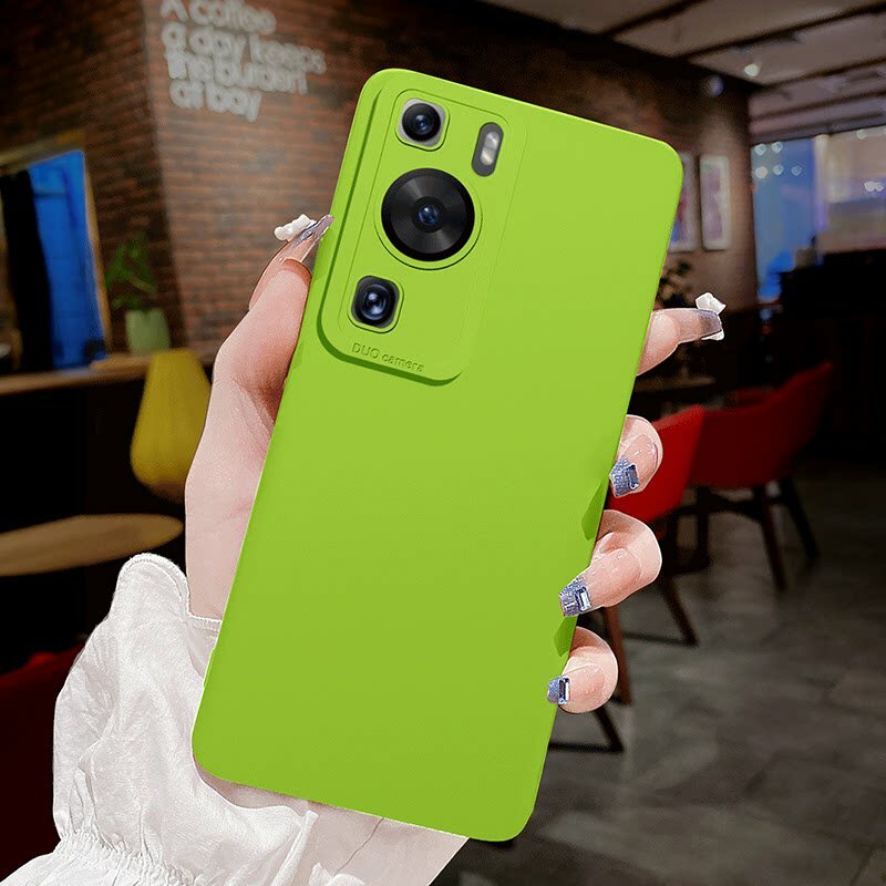 Силиконовый защитный чехол для Huawei Mate 40, оливковый цвет, полное покрытие объектива, ударопрочный материал