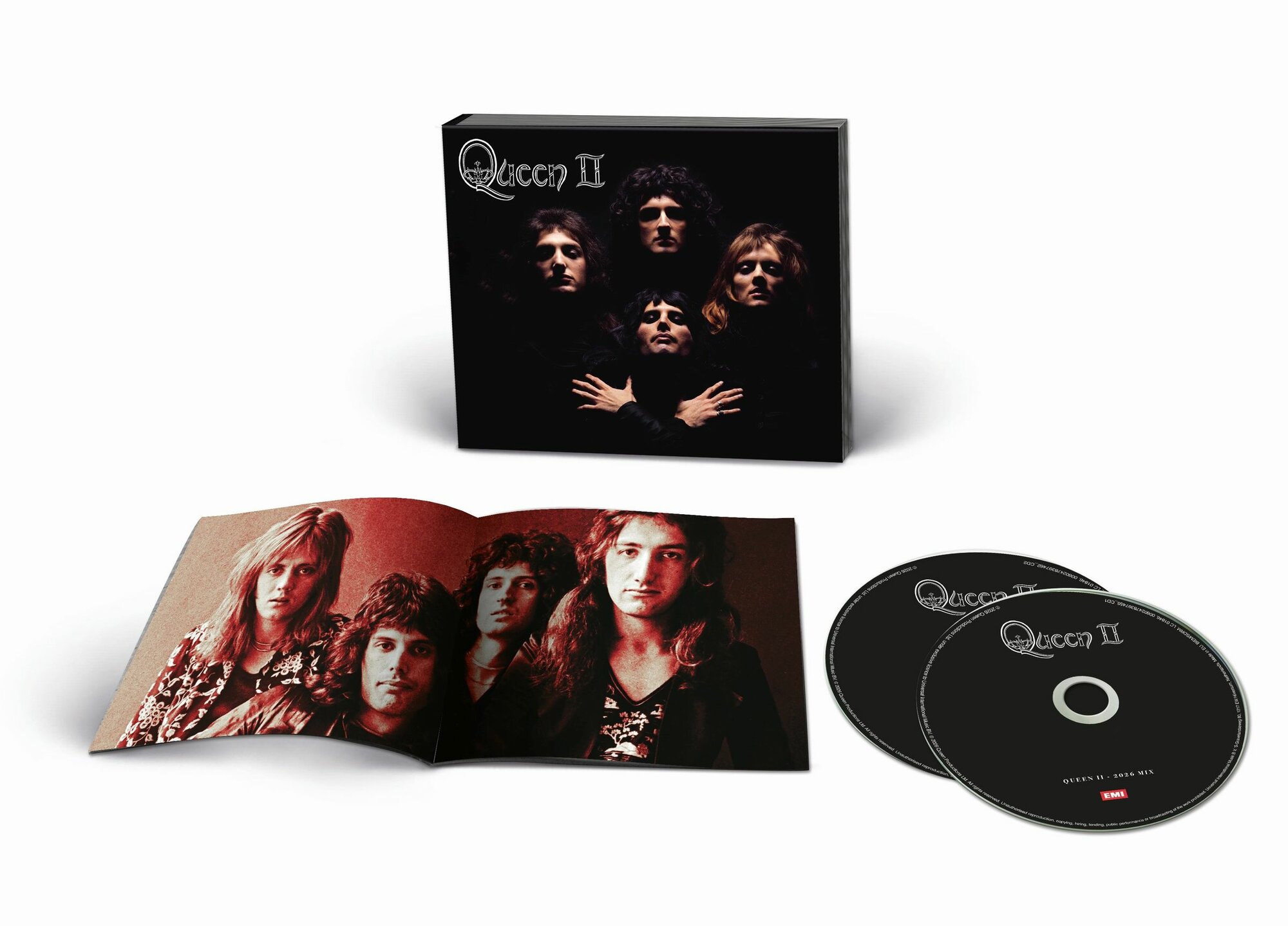 CD Диск Queen - Queen II - deluxe (2CD) 2026, Hardcoverbook, Deluxe Edition, 2026 Mix