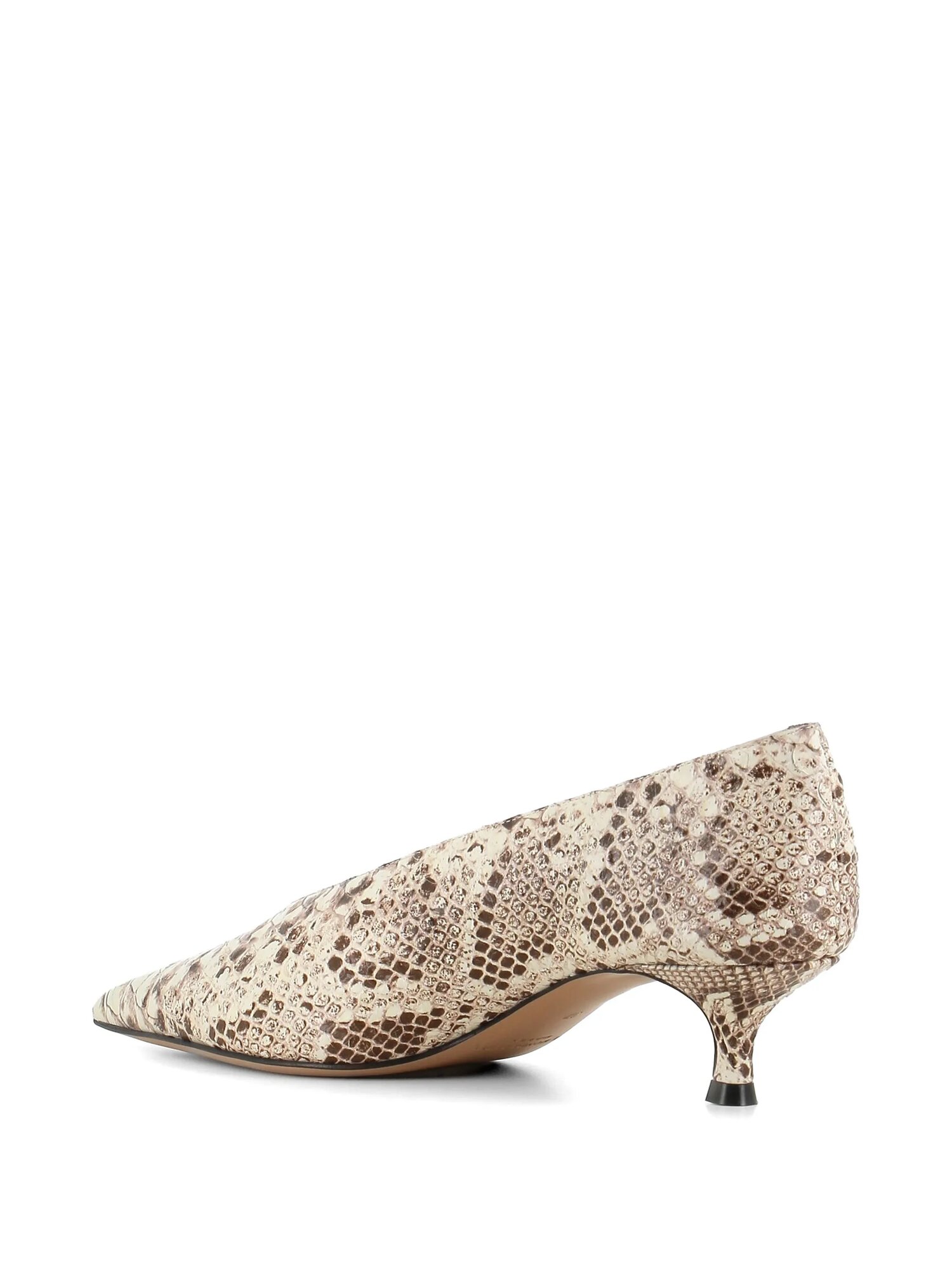 Туфли LE MONDE BERYL Snakeskin-effect pointed-leather pumps, размер 37, разноцветный — фото 1