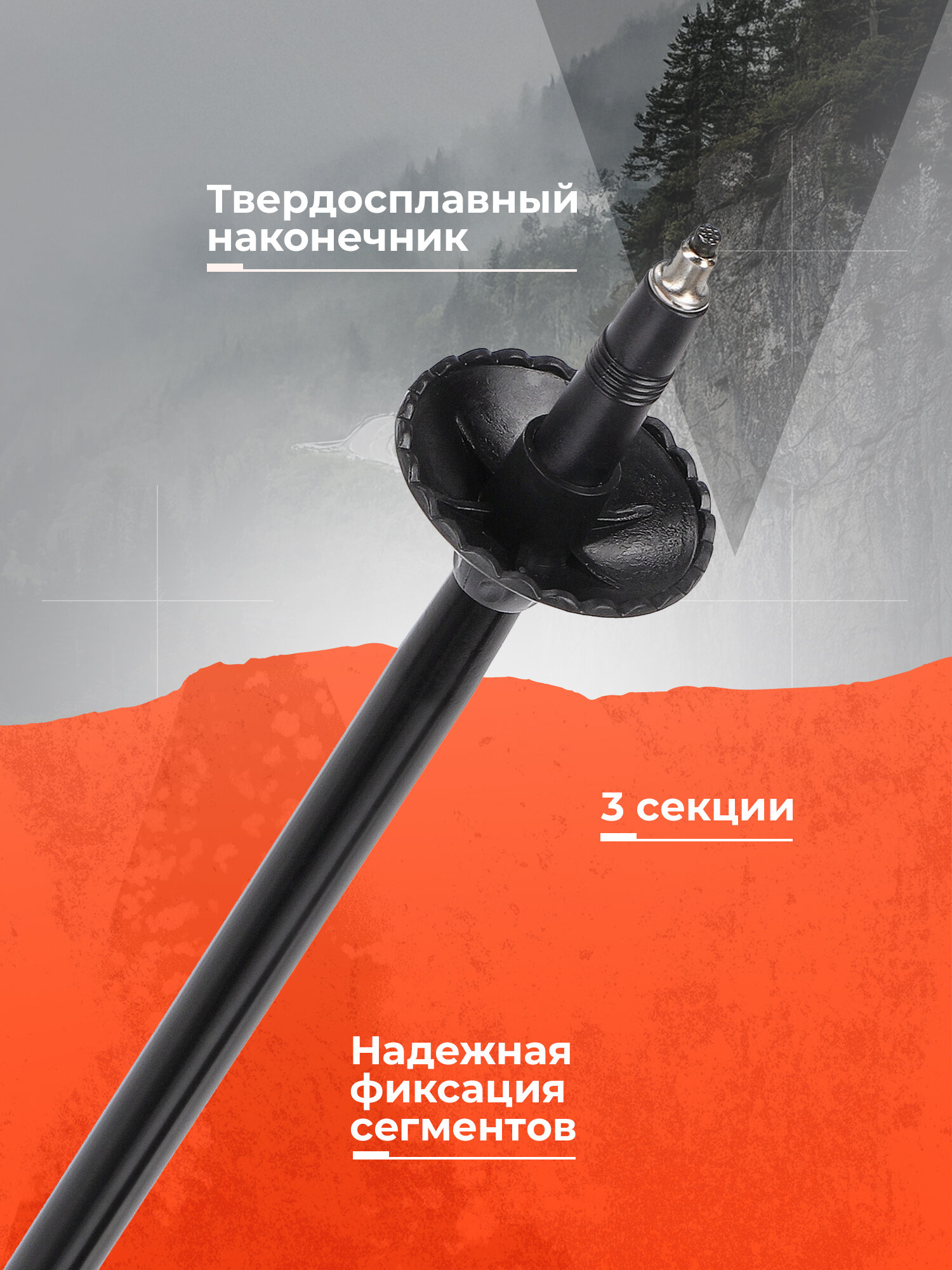 Палки треккинговые Denton — фото 1