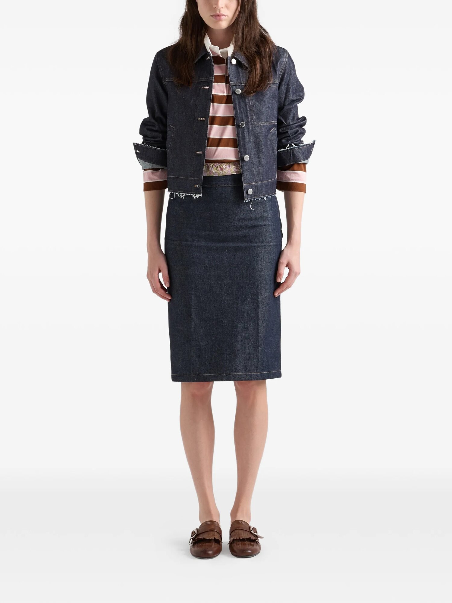Куртка Prada, размер 40, blue — фото 1